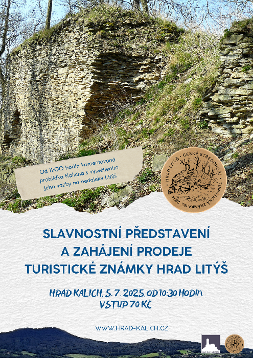 Slavnostní představení a zahájení prodeje turistické známky HRAD LITÝŠ ...